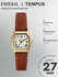 Наручные часы FOSSIL, коричневый