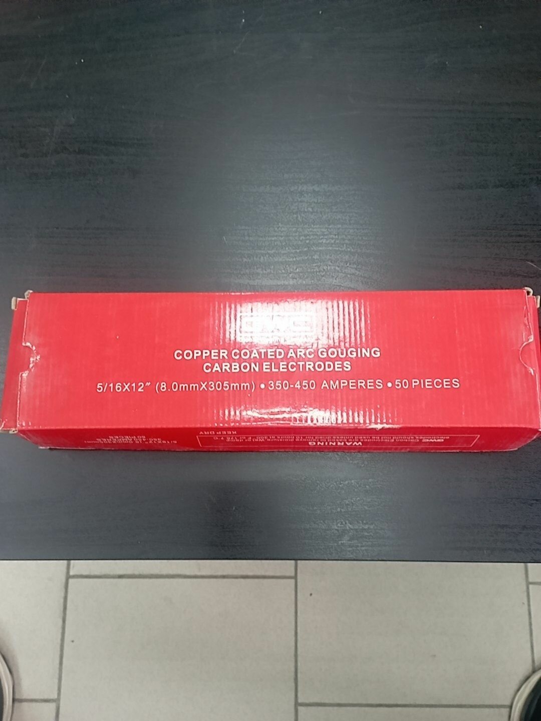 Электроды угольные омедненные GWC CARBON д.8,0 мм упаковка 10 шт, 400 гр