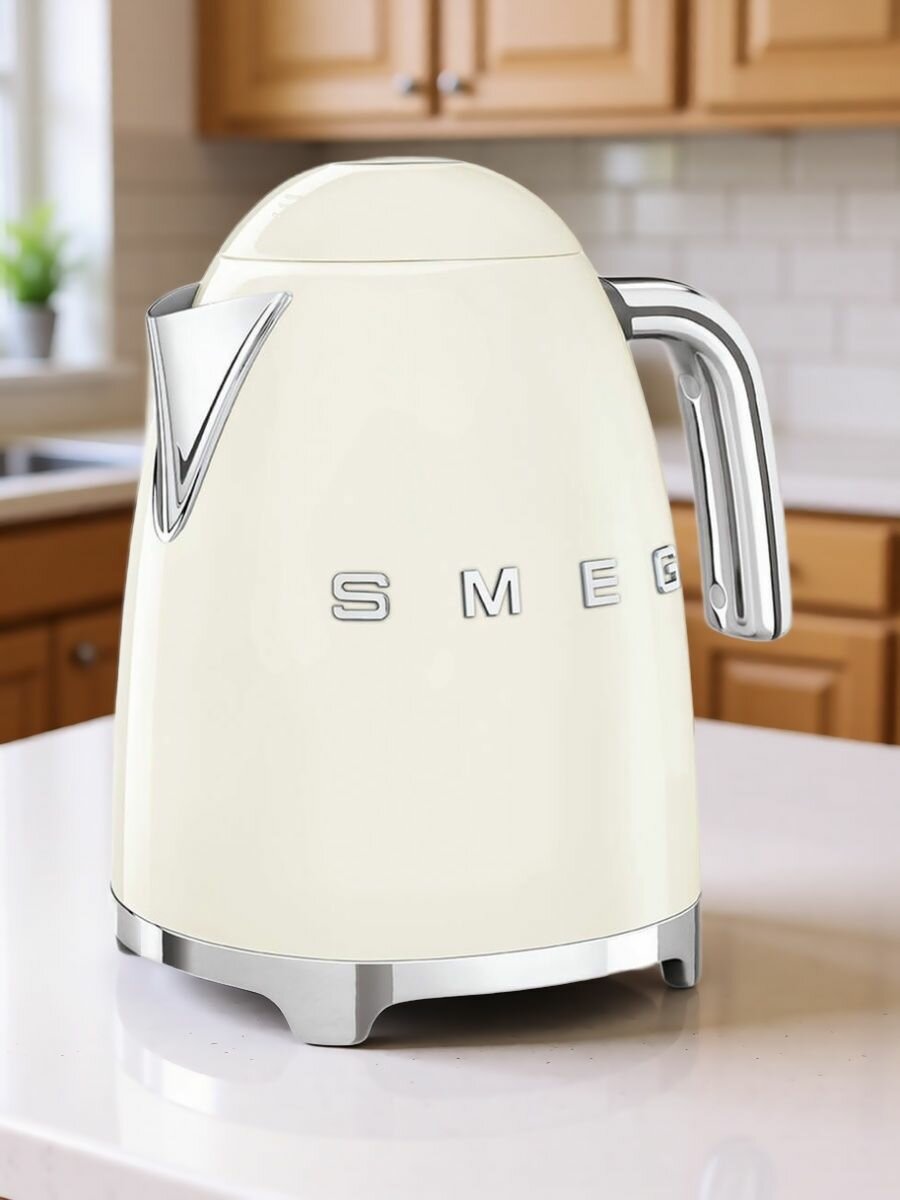 Чайник Smeg KLF03CREU, бежевый