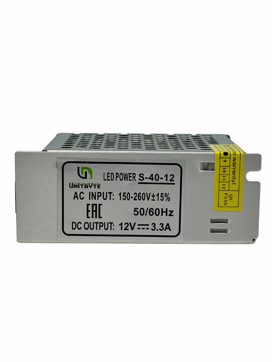 Блок питания S/12V/40W/3.3A/IP20 — фото 1