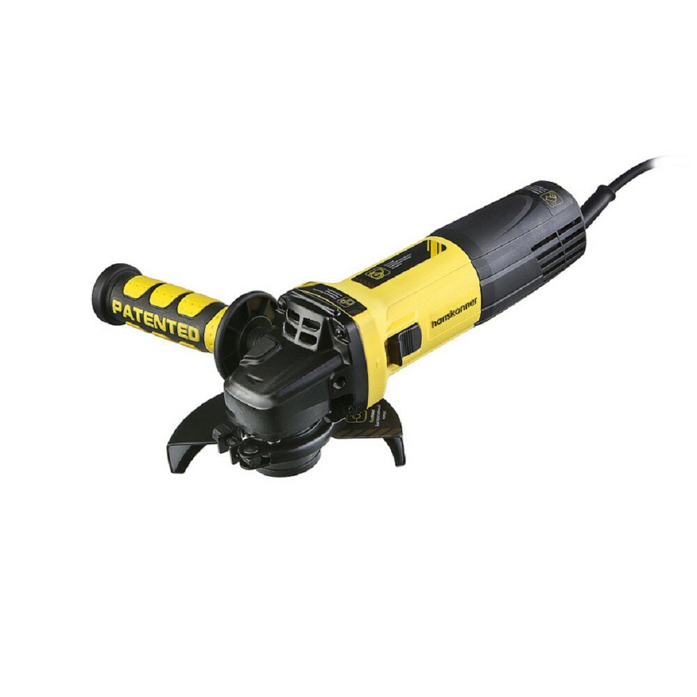 Hanskonner УШМ , 125мм, 1350Вт, 4000-10000об мин, конст эл-ка, черт, mod T, кейс HAG13125TES