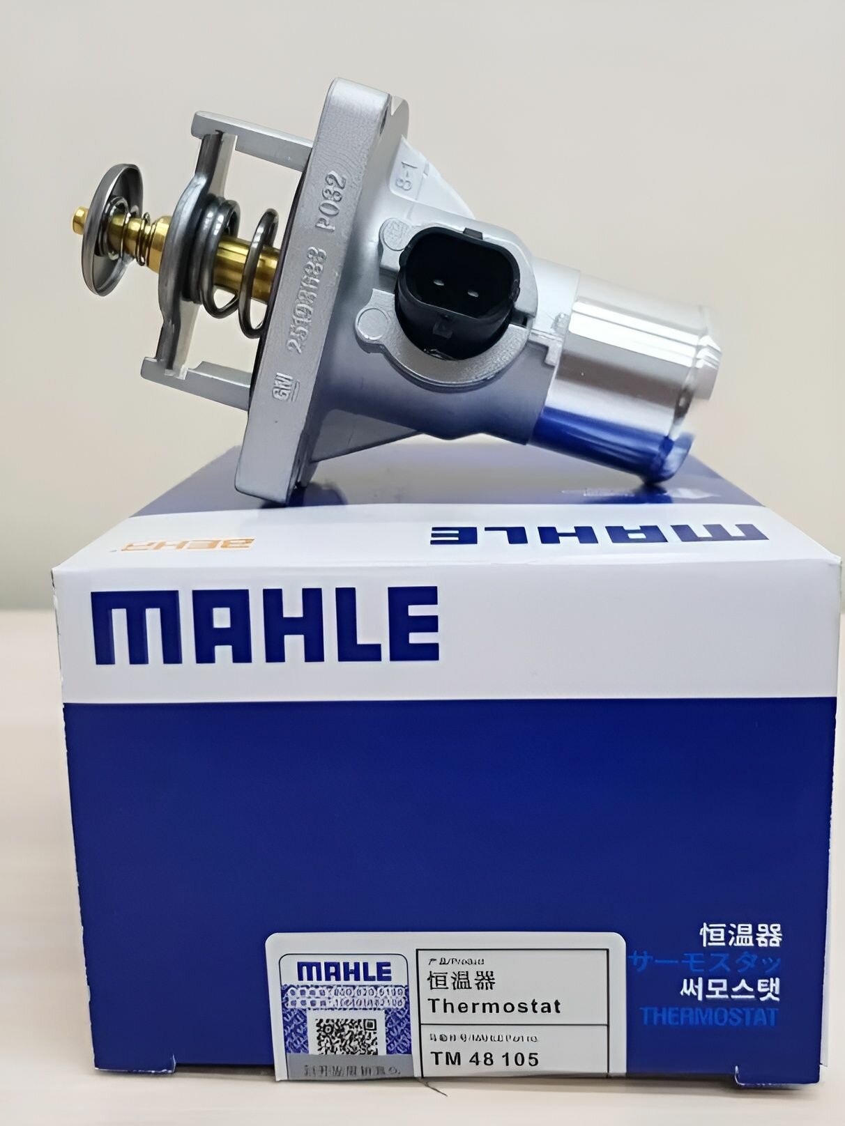 Термостат MAHLE 96984104 (105C) для Chevrolet Cruze, Aveo T300, Opel Astra H, J, Zafira / Корпус и элемент системы охлаждения GM
