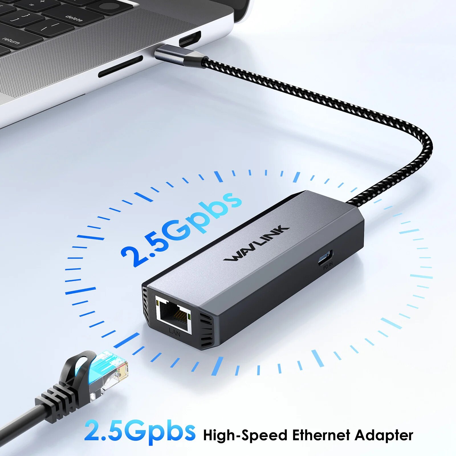WAVLINK 2.5G Ethernet USB-C адаптер