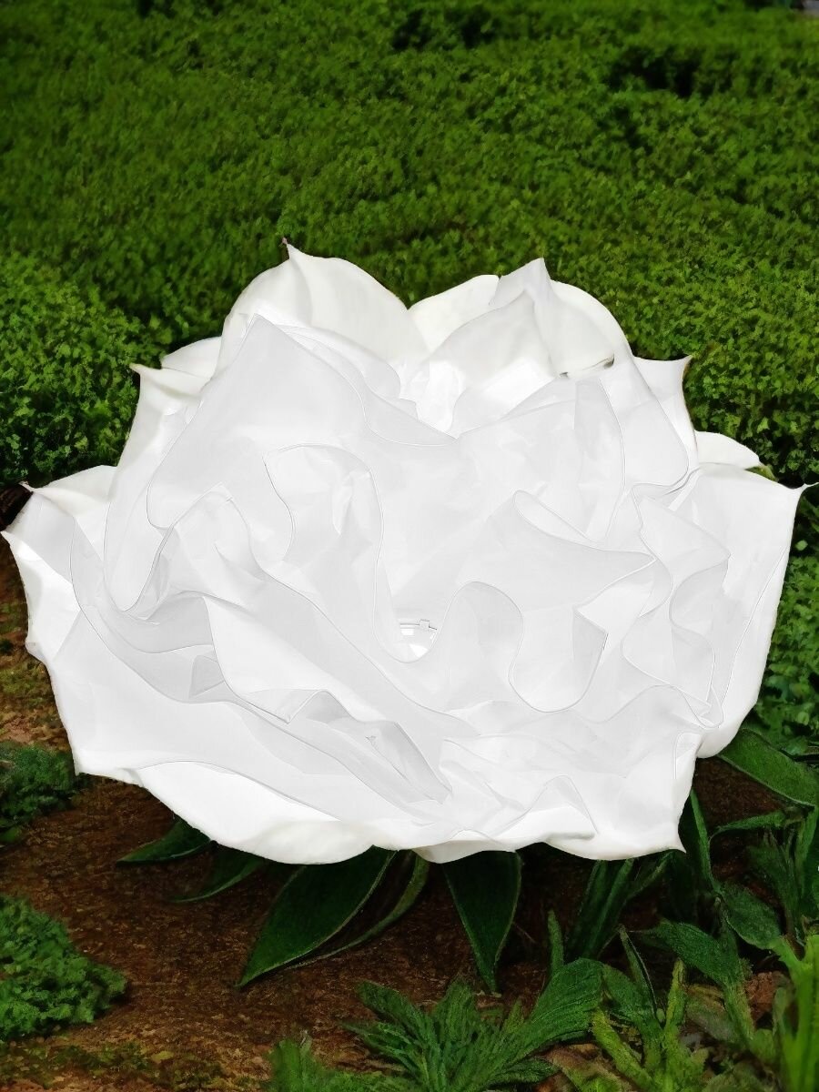 Изящный бумажный абажур для потолочной лампы, превосходное качество материала, подходит для декора, 42x42x42 см