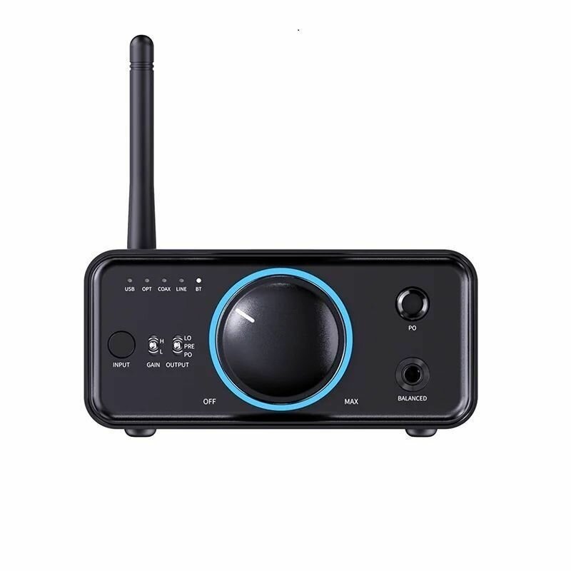 K7 BT Сбалансированный настольный DAC усилитель наушников DSD256 декодирование