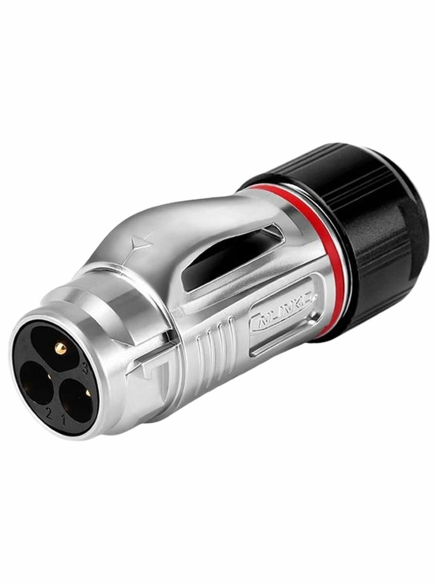 Разъем CNLINKO BD-20 3-пиновый, папа, 3pin, IP68/IPX9K, штекер, BD-20-C03PE-03-001A