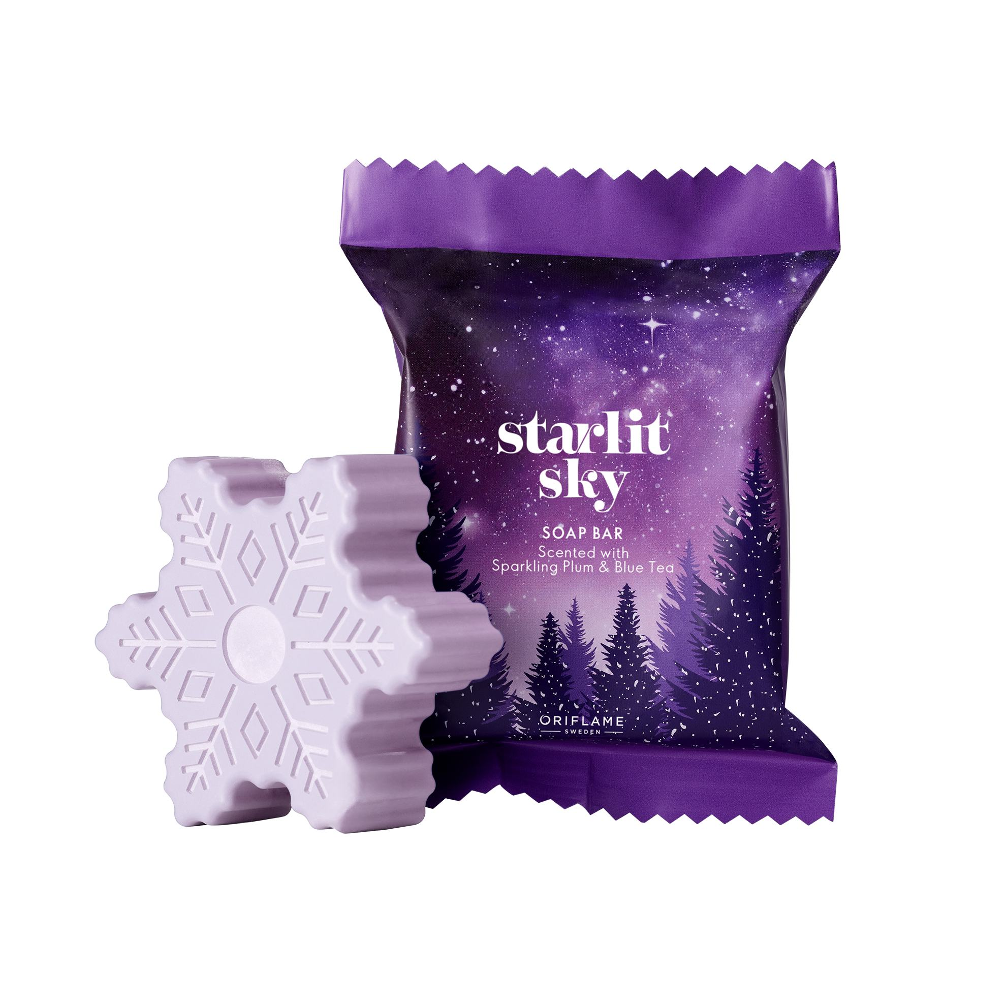 Мыло "Starlit Sky", увлажняющее, с ароматом сливы и синего чая, 75 г