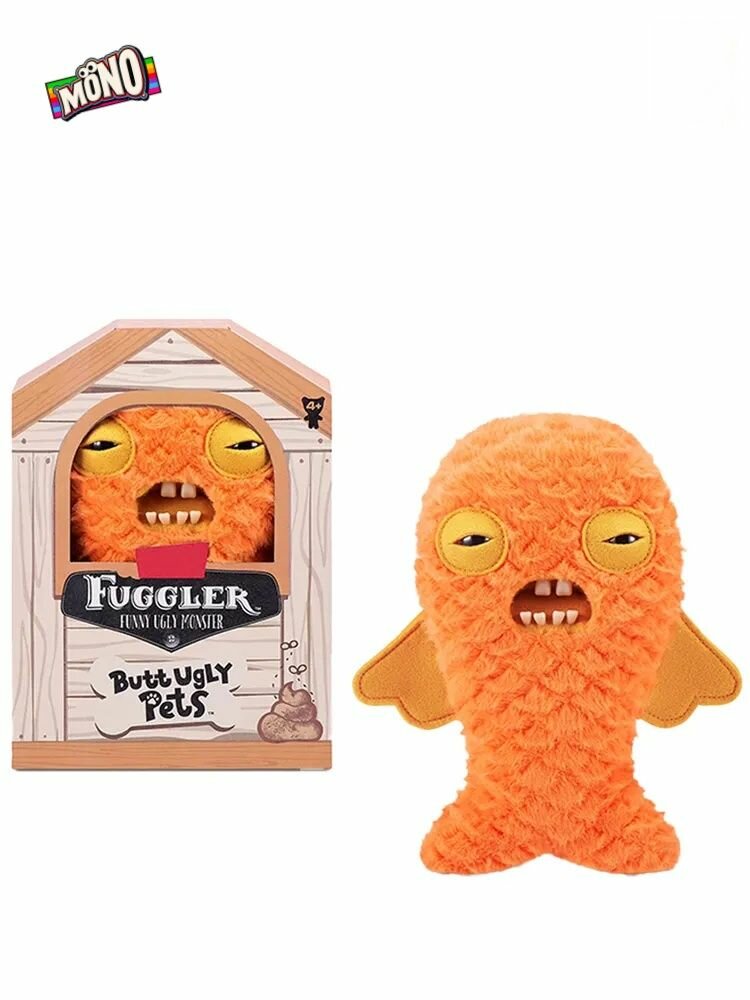 Fuggler-Cod Father Gold Fish Butt Ugly Pets фугглер игрушка,23.7cm