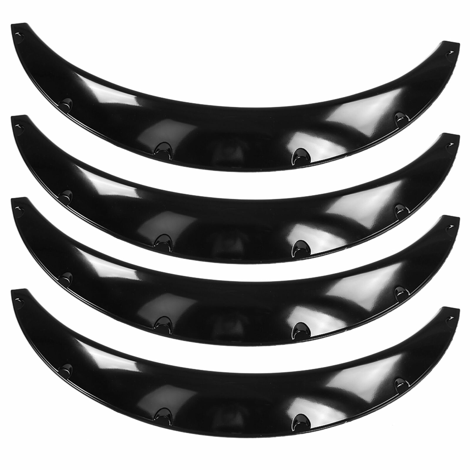 4 шт. 850 мм 33,5 дюйма гибкие автомобильные передние и задние расширители крыльев, очень широкие колесные арки, универсальные