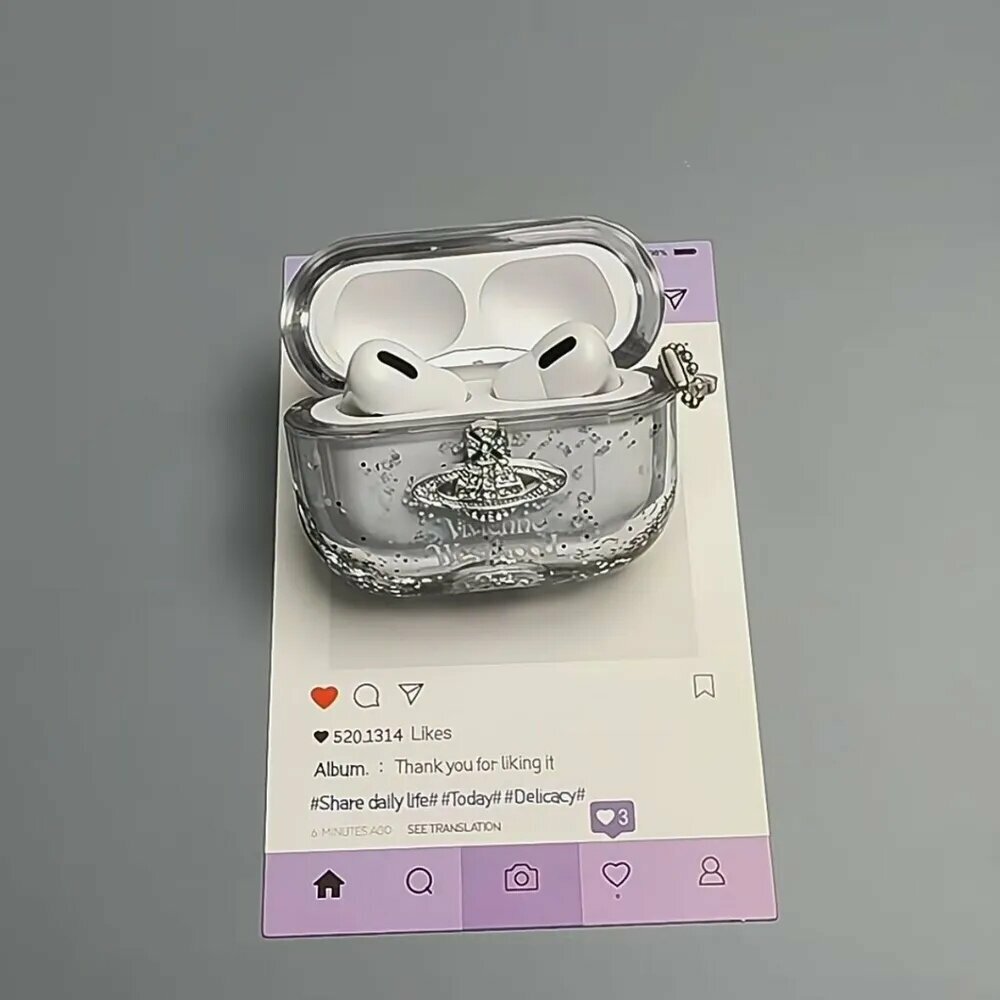 Чехол на airpods 4 кейс для наушников аирподс