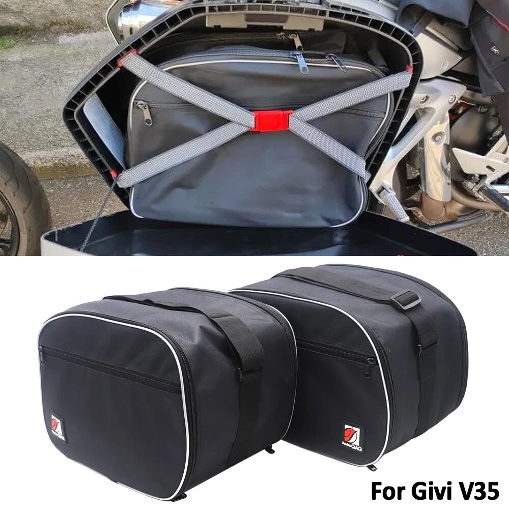 Аксессуары для мотоциклов, подкладка для багажа, черный боковой чехол для багажа, внутренняя сумка для GIVI V35 V35 Vario Case