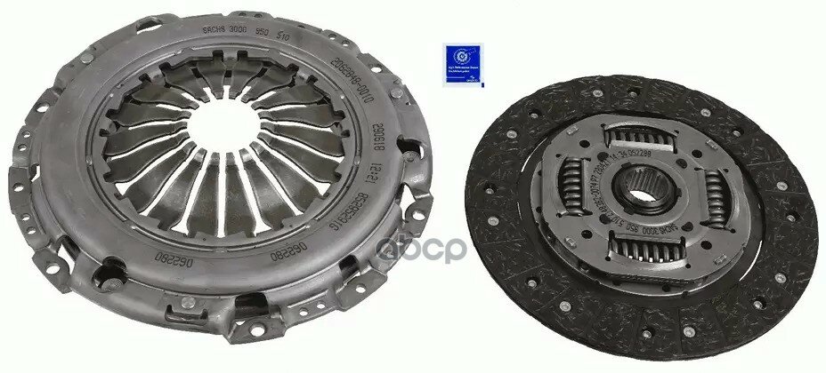 Компл. сцепления VW SHARAN 2.0,1.9TDI 95-10/FORD GALAXY I (WGR) 1.9TDI,2.0,2.3 95-06 228мм 028 198 141 EX Sachs арт. 3000950510