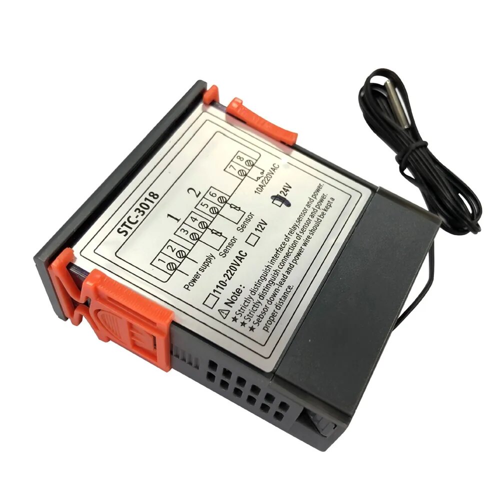 STC-3018 Терморегулятор/термостат для аквариума из пластика с регулировкой температуры — фото 1