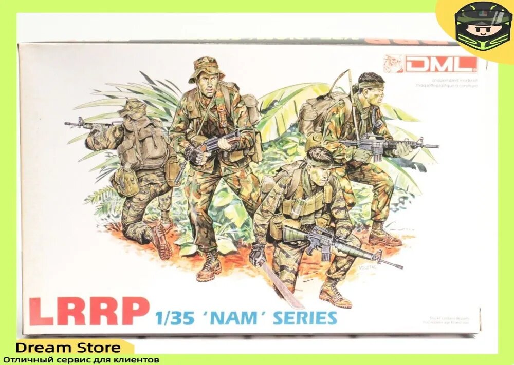 Dragon 3303 1/35 NAM Series LRRP Пластиковые модели солдат