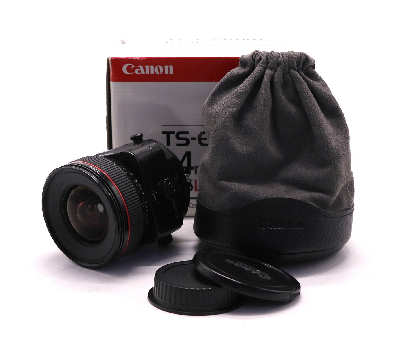 Объектив Canon TS-E 24mm f/3.5L в упаковке