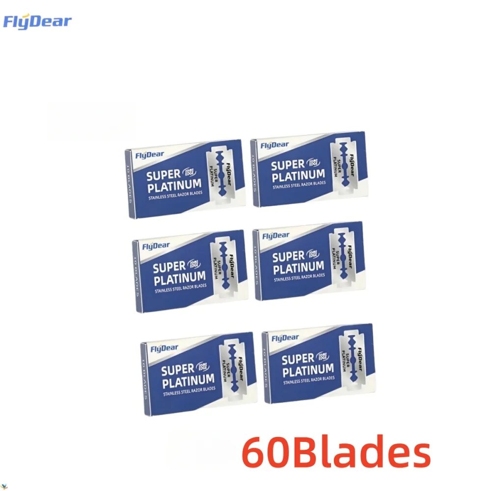 FlyDear лезвия для бритвы Super Platinum, 60 шт