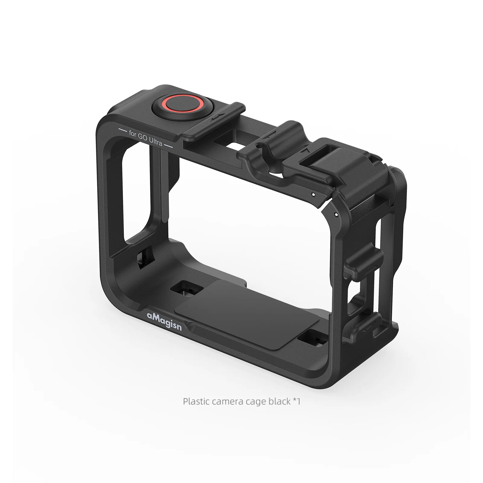 Пластиковая камера-клетка Black Plastic Cage для Insta360 Go