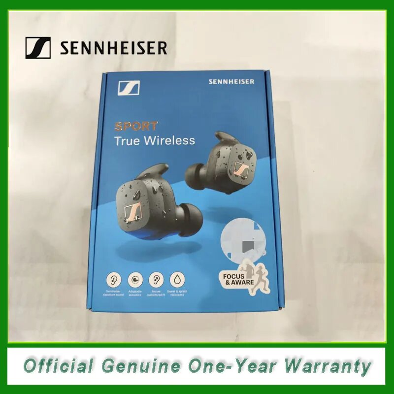 Новые наушники Sennheiser Sport True SPORT Беспроводные наушники Bluetooth 5.2 Спортивные наушники с шумоподавлением
