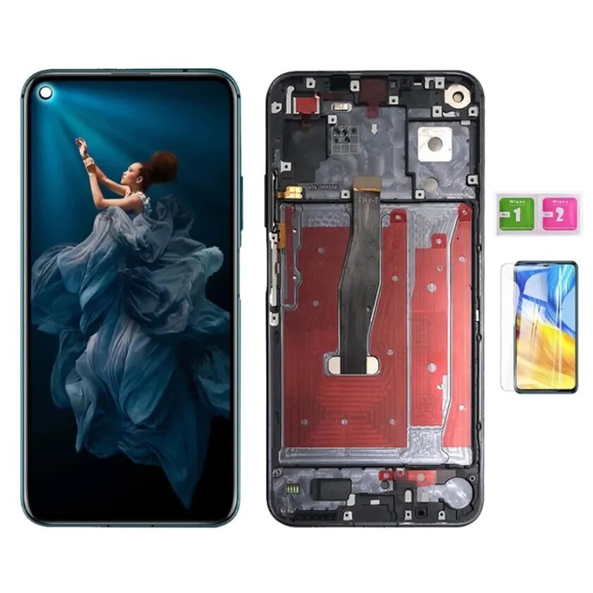 Дисплей с рамкой Для Huawei Nova 5T Honor 20 LCD с сенсорным экраном
