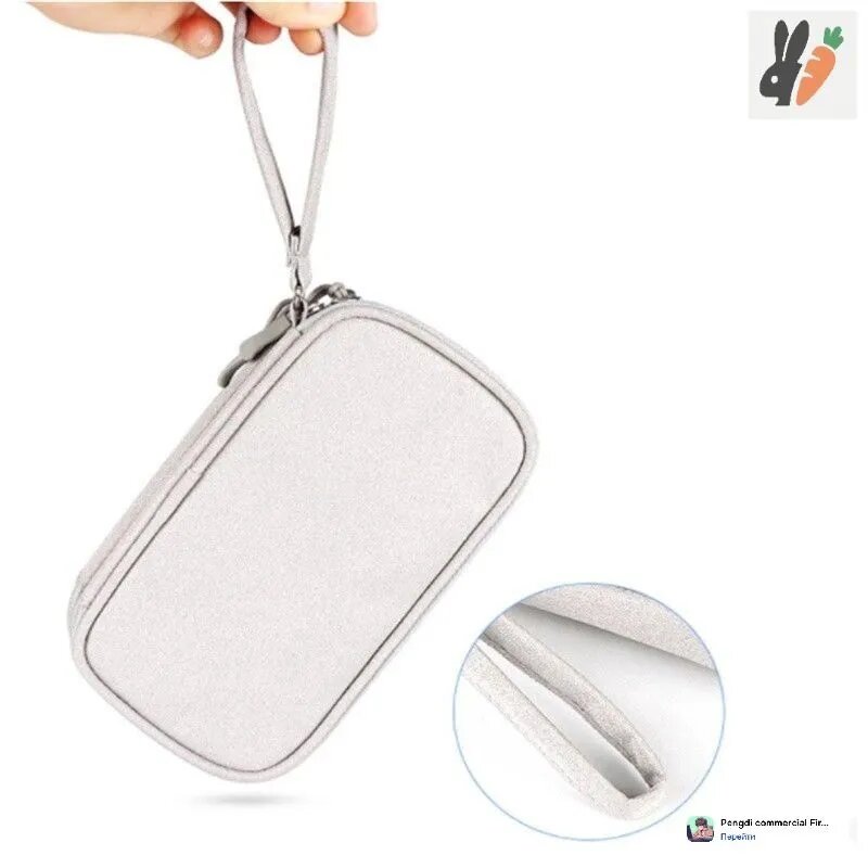 Эксклюзивный чехол для транспортировки цифровой техники, двухслойная водонепроницаемая сумка для жестких дисков и аксессуаров