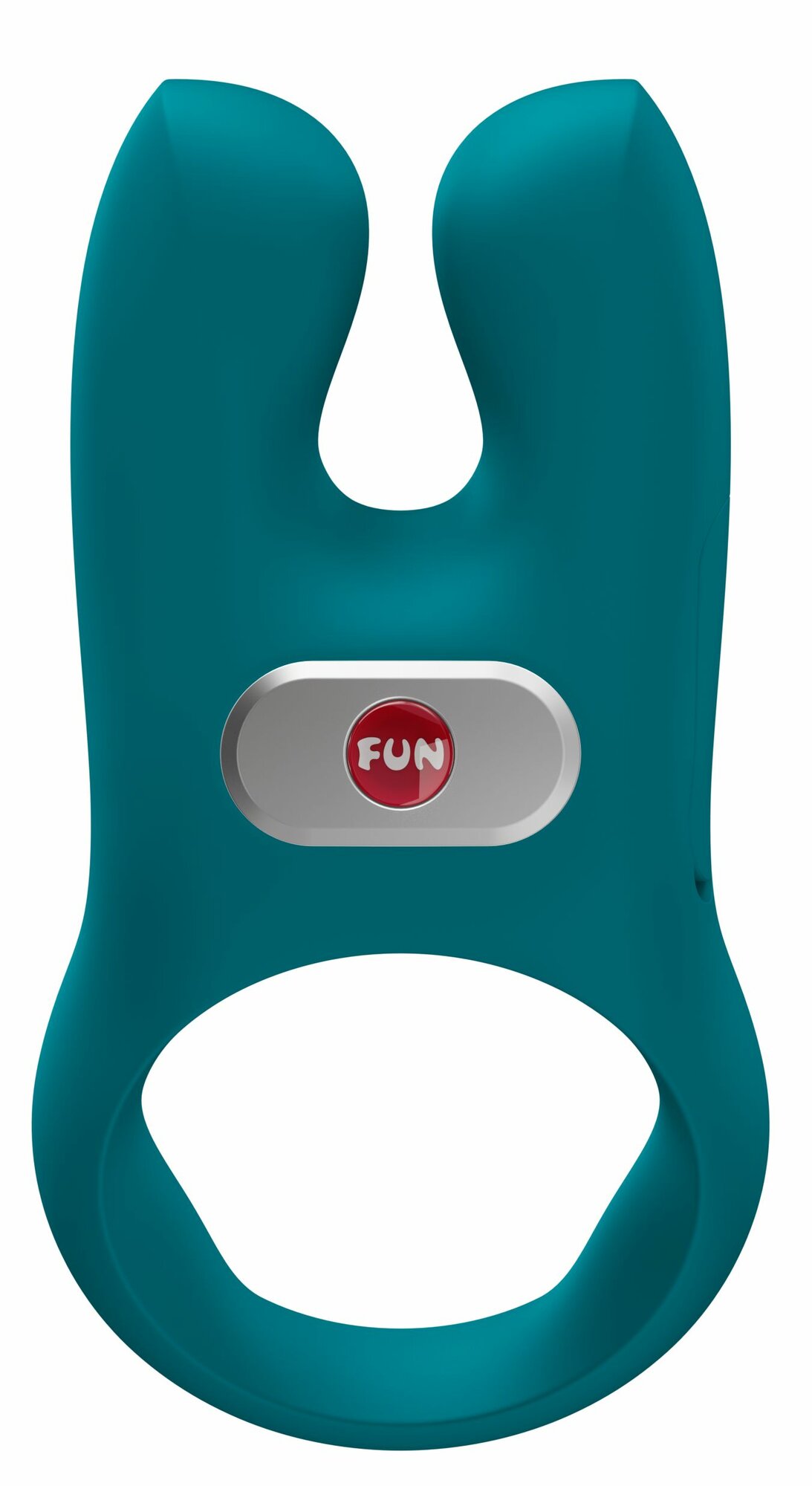 Эрекционное кольцо Fun Factory Nos Classic, с вибрацией, насадка для клитора, зелёный — фото 1