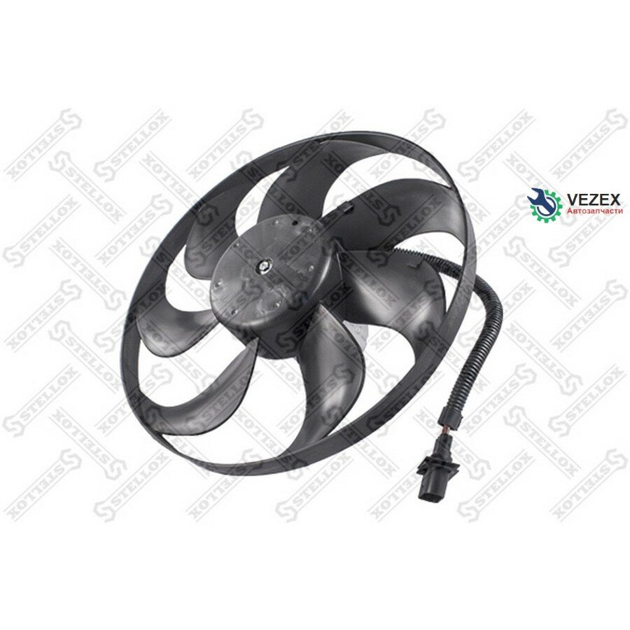STELLOX 2999002SX вентилятор охлаждения!\ Audi A3, VW Golf 4/Bora 1.4-2.3/1.9TDi 96>