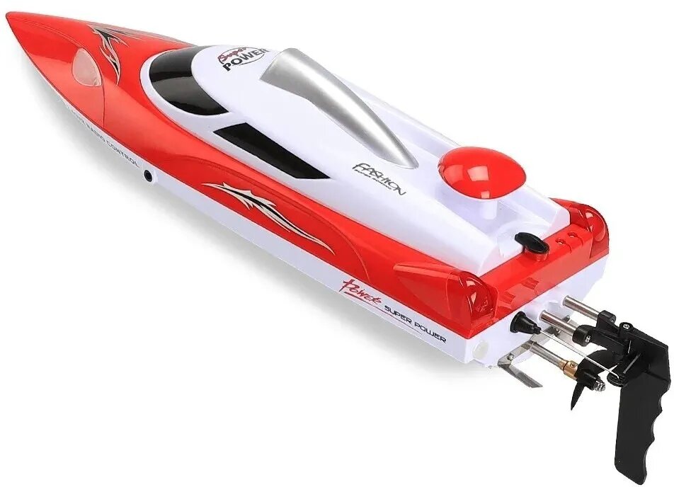 Радиоуправляемый катер Red SuNew (47 см, 35 км/ч, акб 3000 mAh, 2.4G) - HJ806B-A1