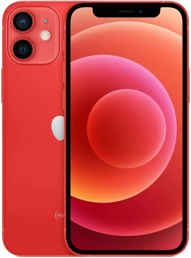Oригинальны Apple Смартфон Apple iPhone 12 mini 4/128 ГБ, красный