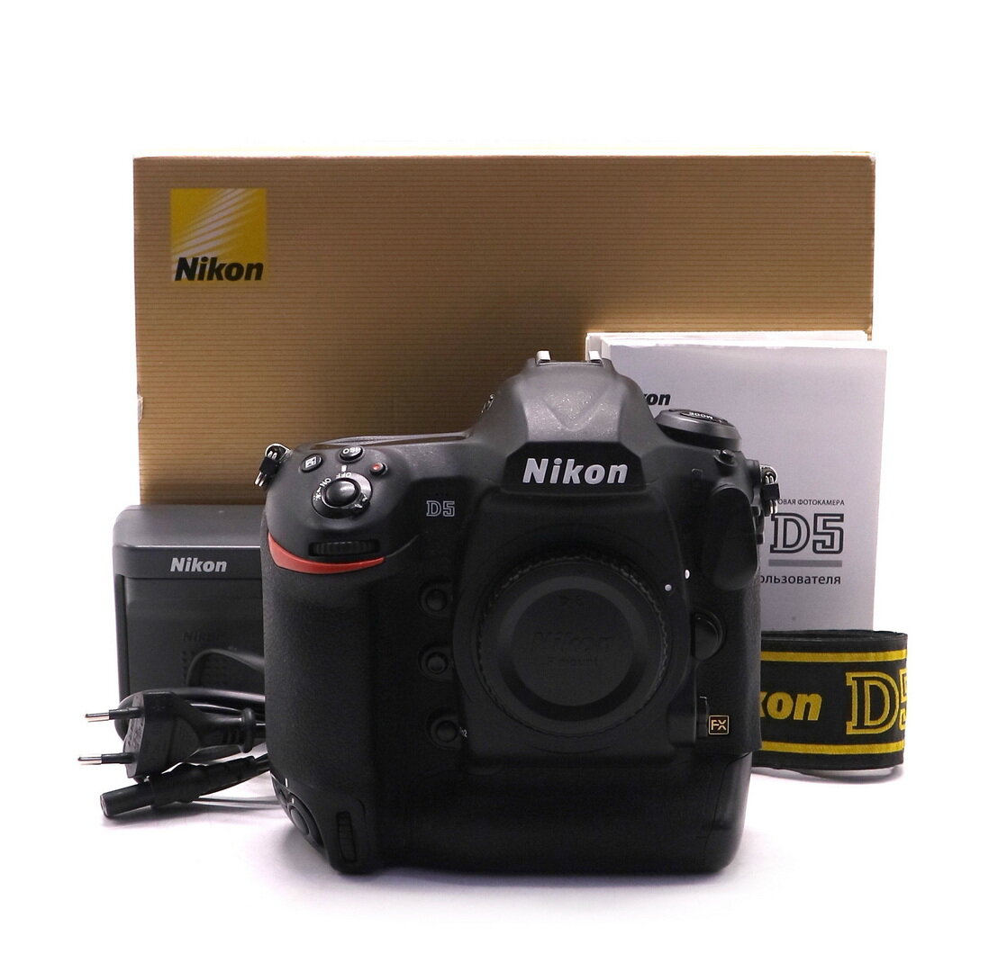Nikon D5 body в упаковке (пробег 69340 кадров)
