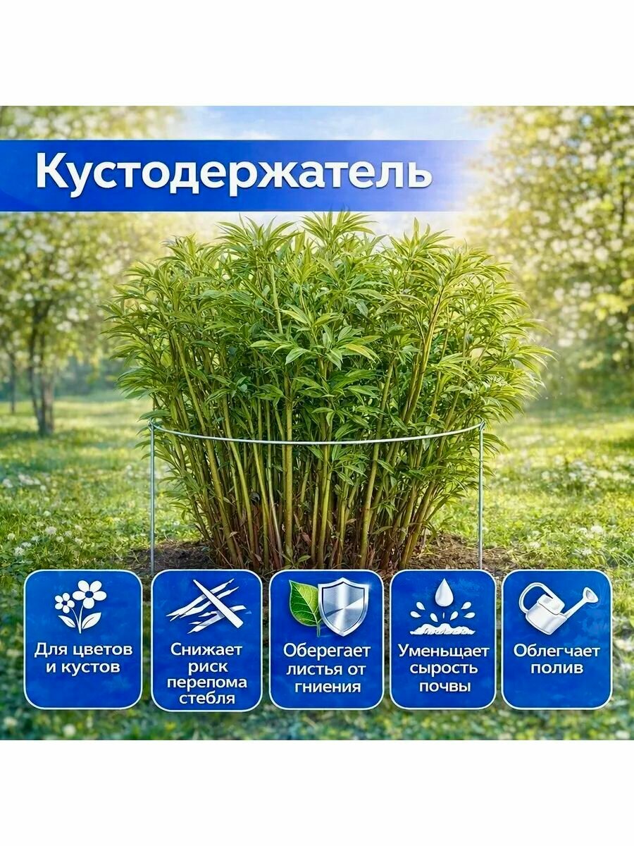 Кустодержатель 5шт садовый опора для кустов растений цветов