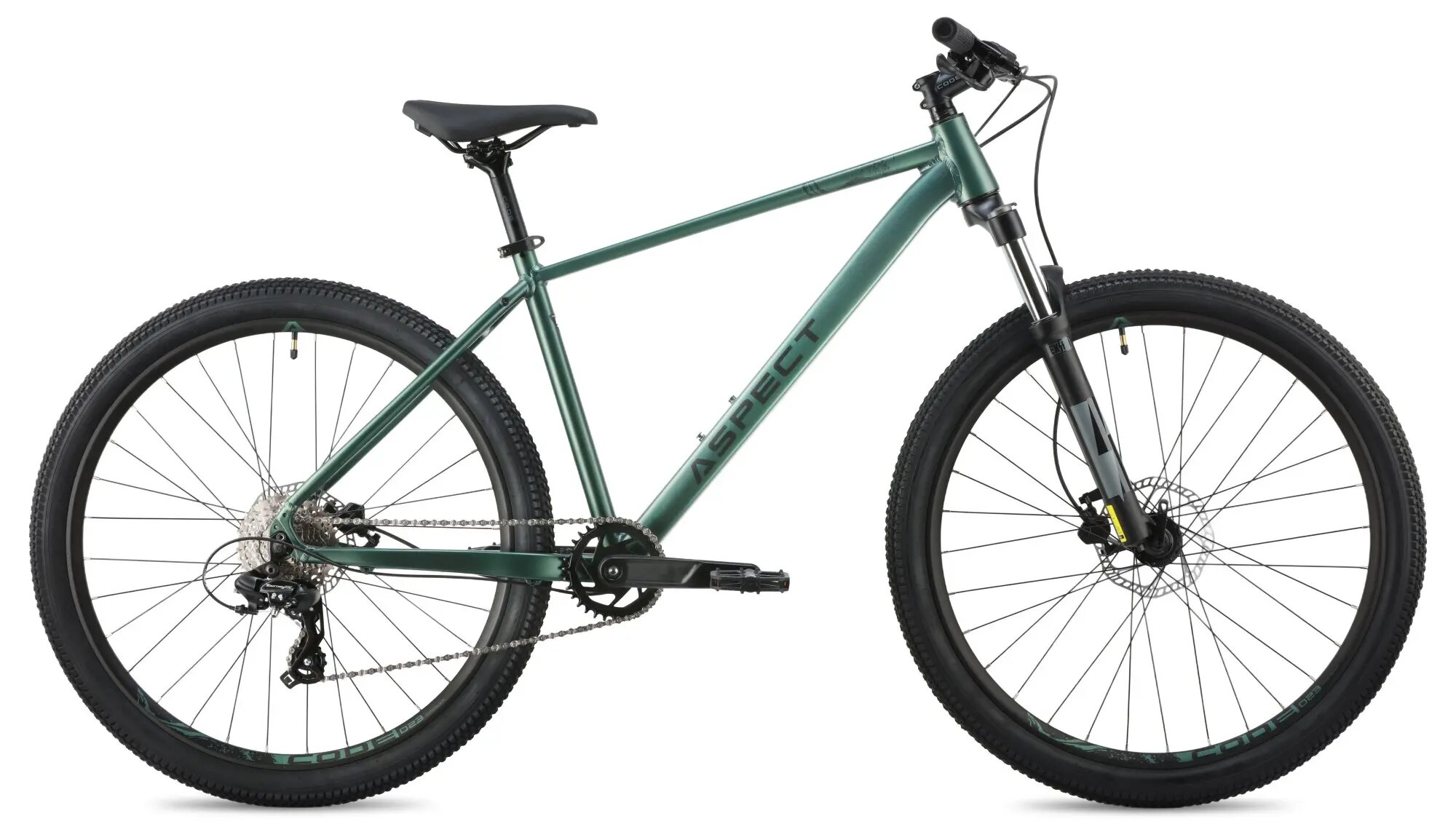Велосипед Aspect Nickel 27.5 2026 (S (16"), Зеленый)