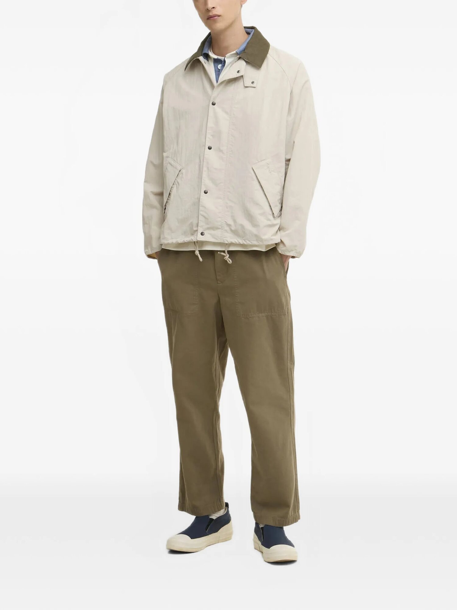 Куртка Barbour Transport button jacket, размер 42, разноцветный — фото 1