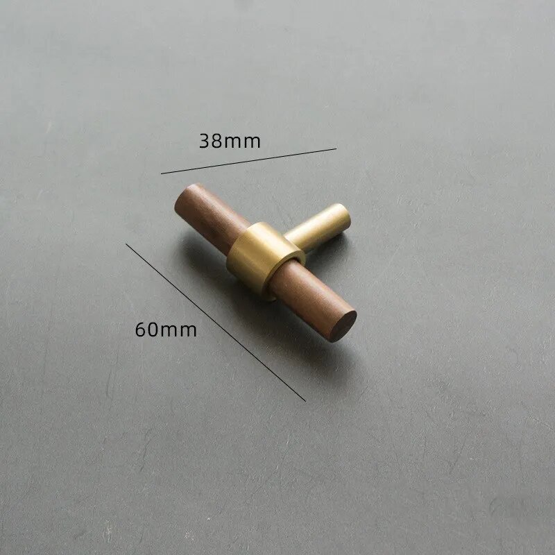 Деревянная ручка для мебели из бука, Walnut Wood Knob
