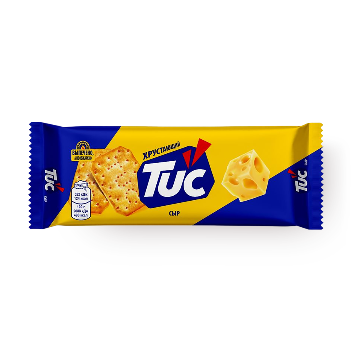 Крекеры "TUC" со вкусом сыра, хрустящий, 100 граммов, 1 упак.