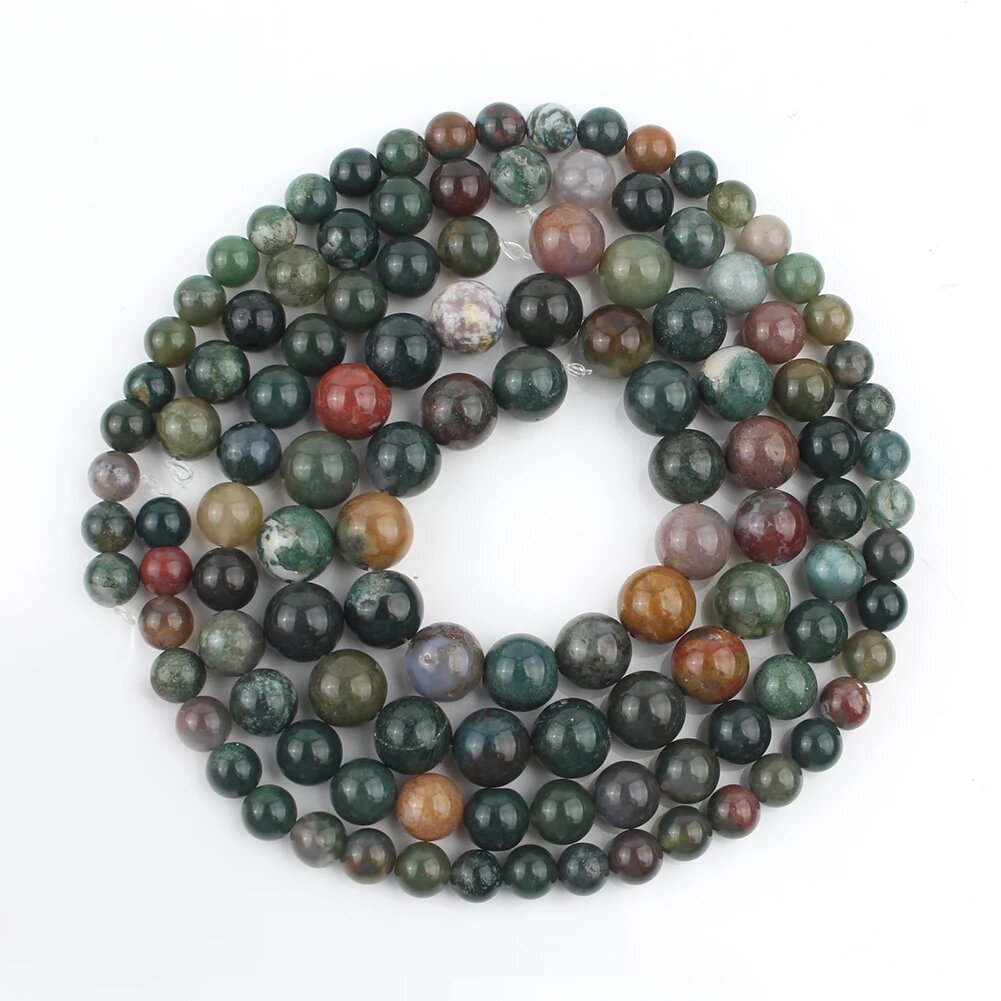 Каменные бусины из агата, сердолика и оникса xilitata 6mm (approx 62pcs), India agate