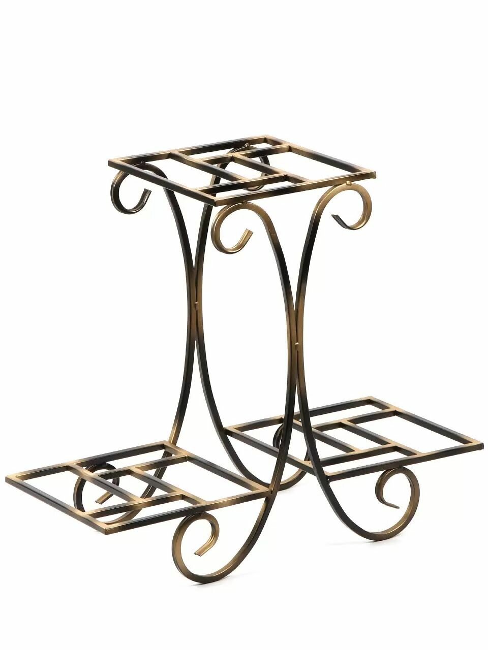 Цветник Удачный сезон Трио 17, напольный, металлический, высота 52 см