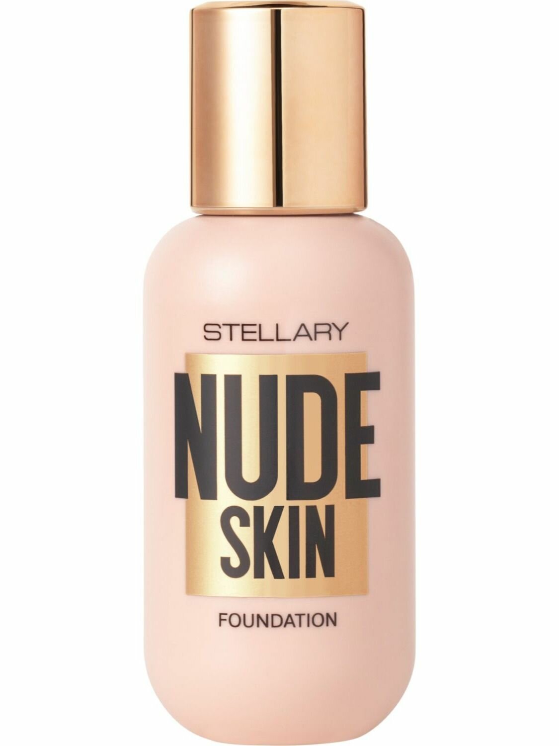 Stellary Тональный крем для лица 04 Золотисто-бежевый PERFECT NUDE SKIN FOUNDATION , тональная основа для макияжа лица, увлажняющая, выравнивает тон, 35 мл
