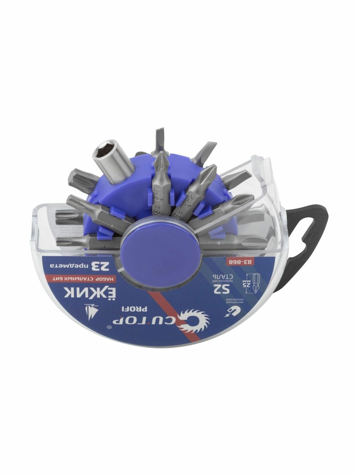 Набор стальных бит в боксе CUTOP Profi 83-868 (23шт)