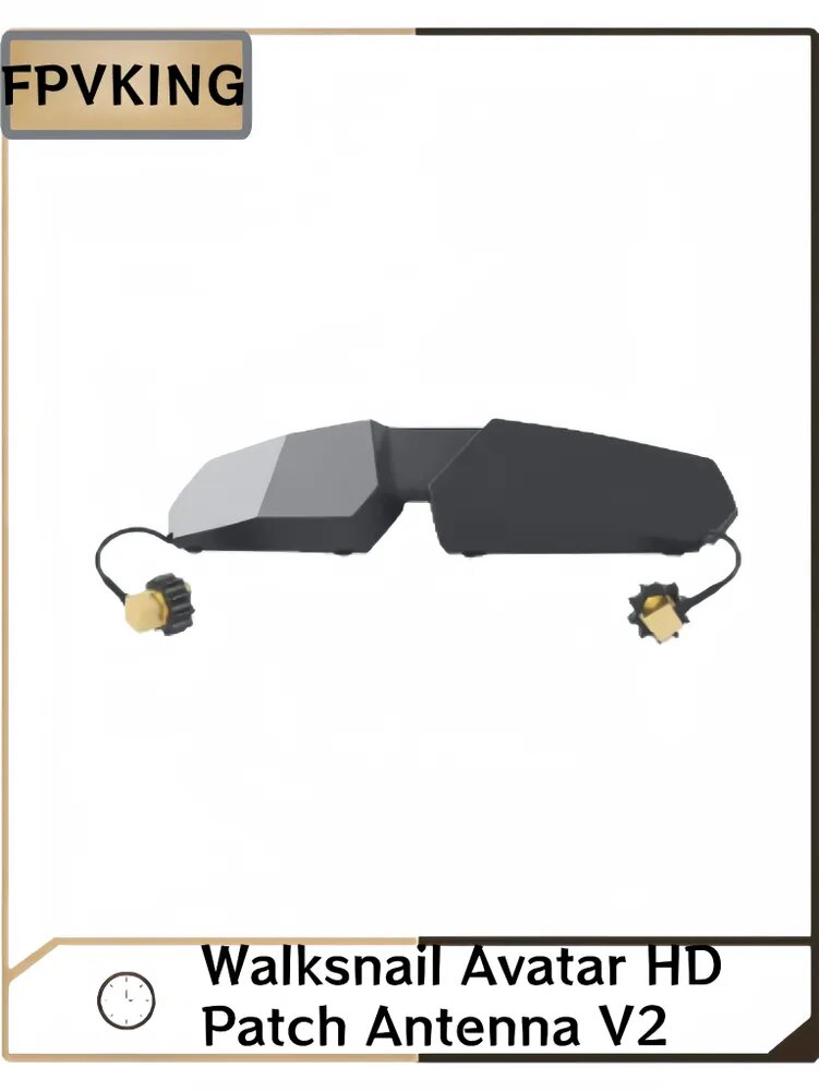 Антенна Walksnail Avatar HD Goggles X V2 Patch Antenna V2 для FPV-очков, 1 шт, пластик, золотистый