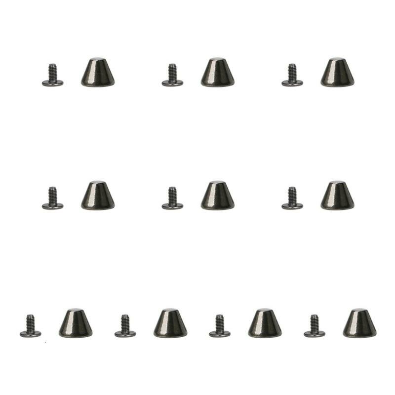 Бронзовые заклёпки для ремней и ошейников, пистолет черный - 9 ведер 11x8