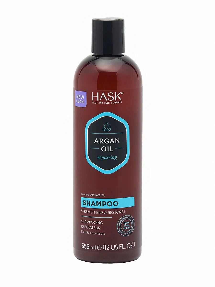 Восстанавливающий шампунь для волос с Аргановым маслом Hask argan oil