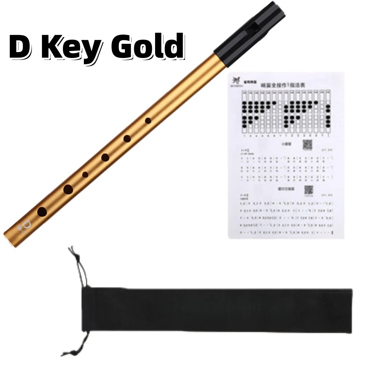 Флейта бамбуковая D Key Golden Miwayer