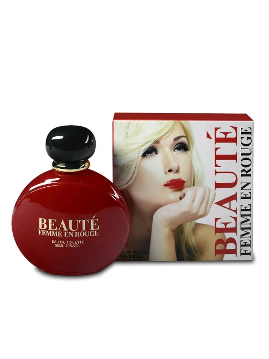 Понти парфюм Туалетная вода женская Beaute Femme En Rouge lady 50 мл