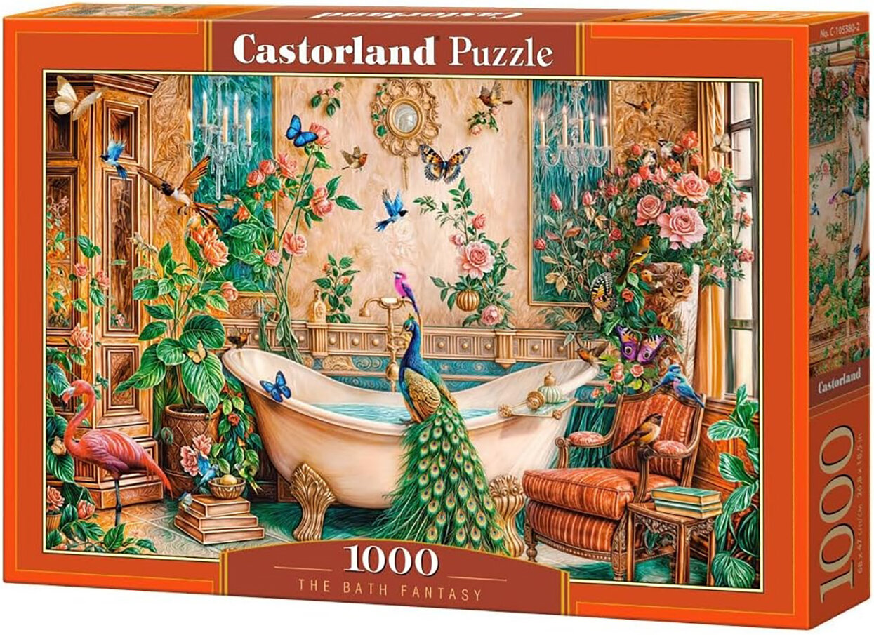 Пазл для взрослых Castorland 1000 деталей, элементов: Райская ванная комната