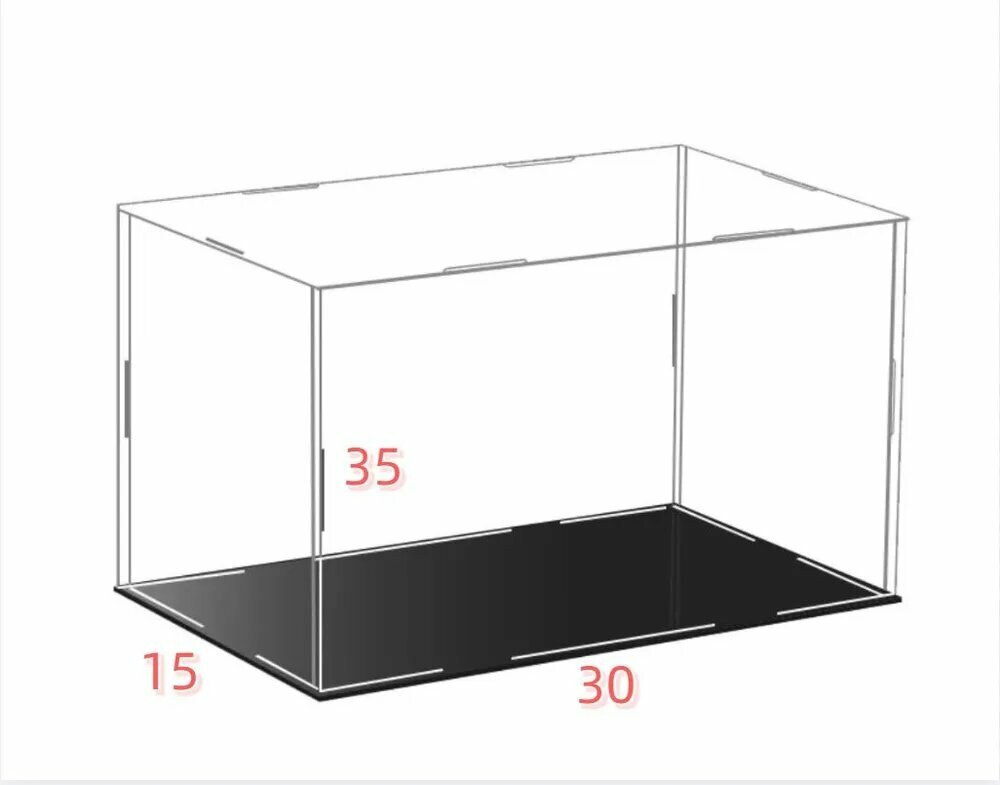 Купол от пыли для румбоксов и сборных моделей 30x15x35