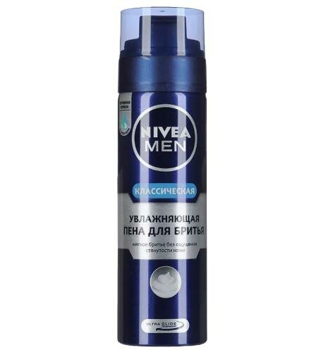 Пена для бритья Nivea Комфорт классик, увлажняющая, 200 мл