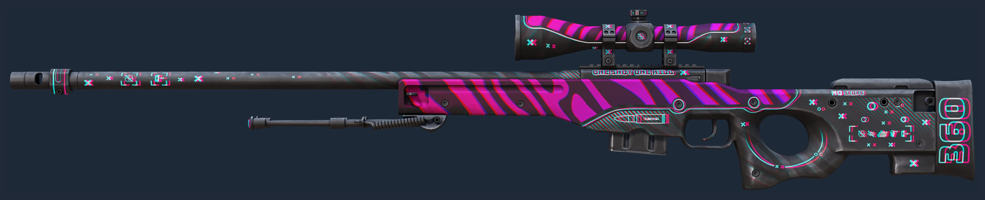 AWP | Хроматическая аберрация (Поношенное) Скины CS2 с быстрой автовыдачей steam trade