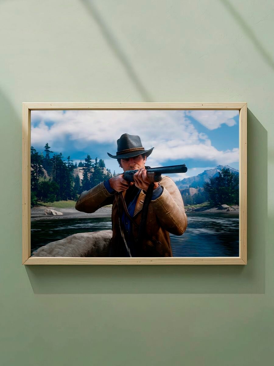Постер, плакат на стену Артур Морган Red Dead Redemption 2 (А3)
