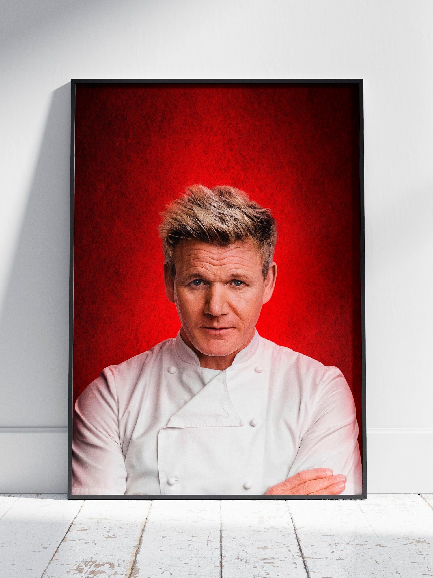 Плакат на стену для интерьера Гордон Рамзи (Gordon Ramsay 1) - Постер по медиа и интернет звезде формата A4 (21x30 см)