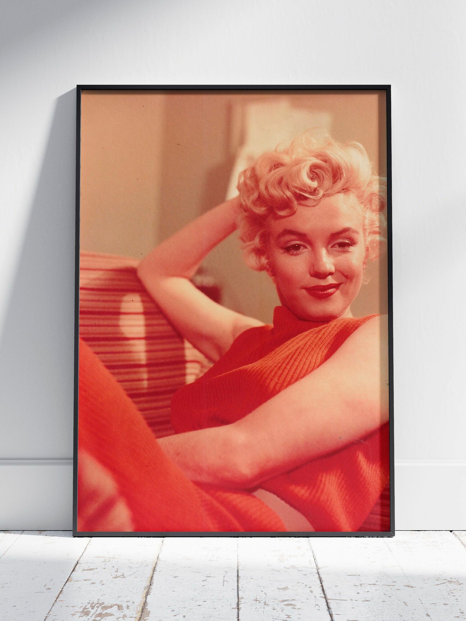 Плакат на стену для интерьера Мэрилин Монро (Marilyn Monroe 11) - Постер по актеру фильма, кино, сериала формата A4 (21x30 см)